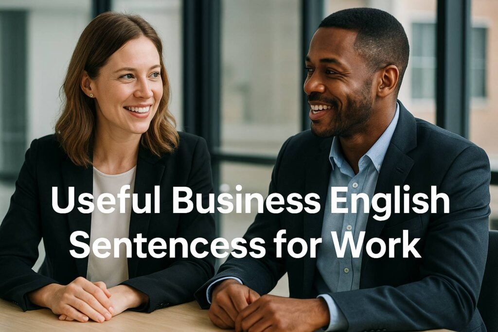 Useful Business English Sentences for Work